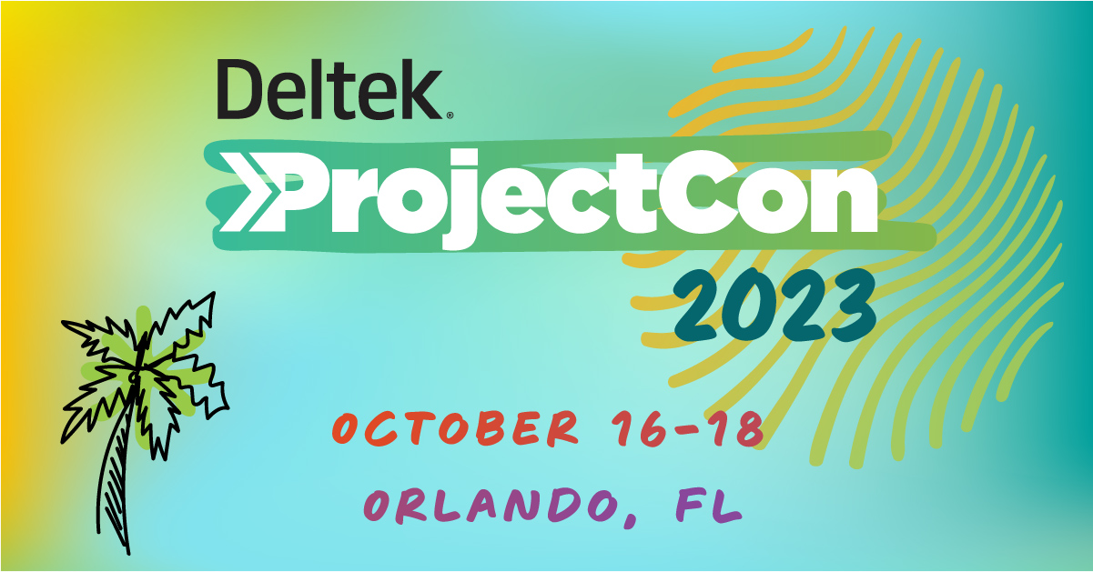 Deltek ProjectCon 2023 | Project Success Starts Here