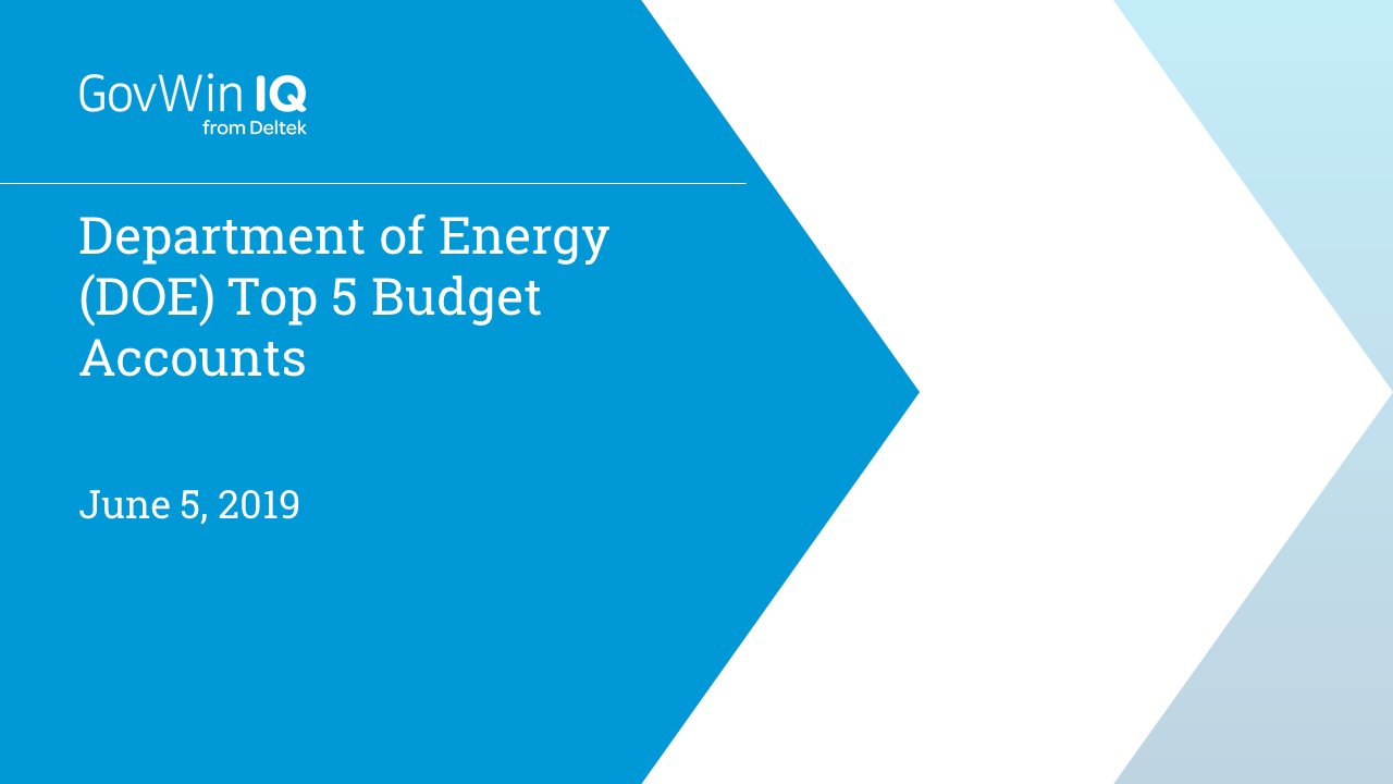 Free Report: Energy Top 5 Budget Accounts FY20